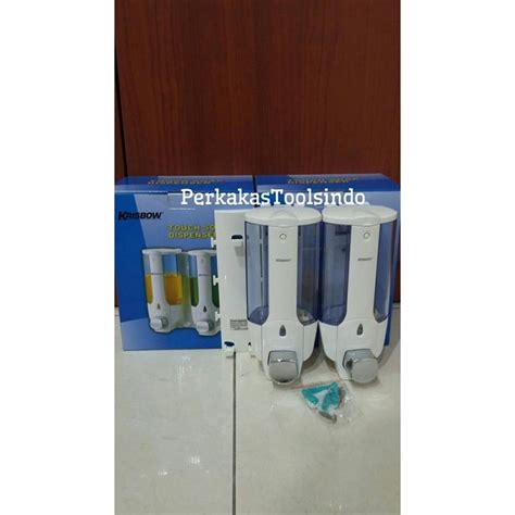 Jual Soap Dispenser Double Krisbow Tempat Sabun Cair X Ml Ts Shopee Indonesia