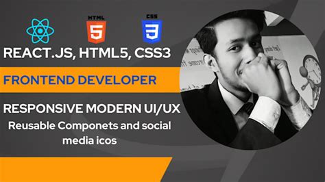 Be Your Frontend Developer For Your Html Css React Js Project By Anuprashgupta Fiverr