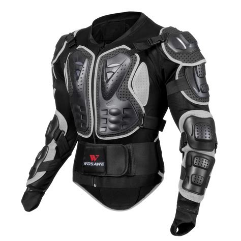 WOSAWE Breathable Motorcycle Jacket Racing Protector Motocross Body ...