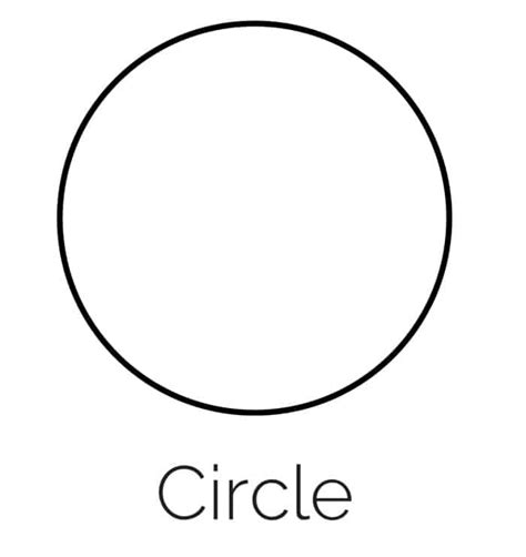 Printable Large Circle Shapes