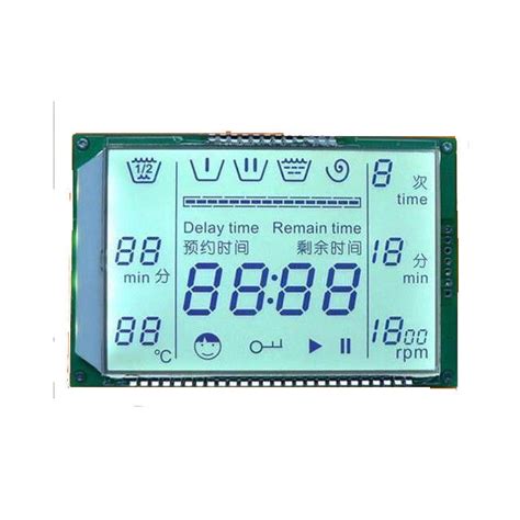 custom shaped lcd screen stn lcd display module blue segment dynamic
