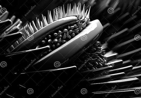 An Abstraction Of Teeth And Toothbrushes Stock Illustration