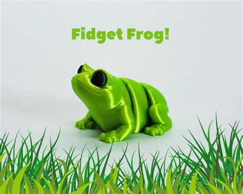 Fidget Frog Fidget Toy Articulated Sensory Toy Tiny Frogs Flexible