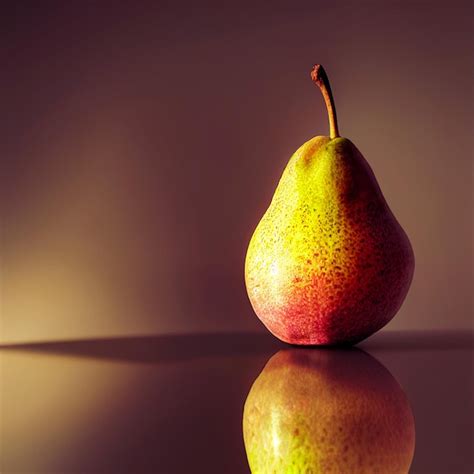 Premium Ai Image 3d Illustration Of Beautiful Pear Fruit With