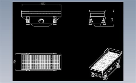 新型振动筛 AutoCAD 2000 模型图纸下载 懒石网