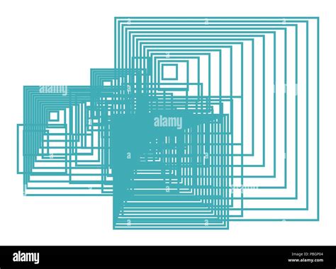 Abstract Geometric Background With Shape Of Square Rectangle Pattern Vector Illustration