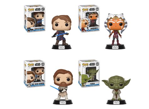 New Star Wars The Clone Wars Pop Figures Announced By Funko Arriving In August