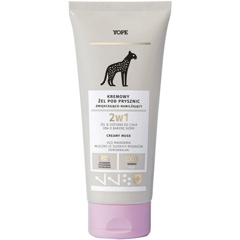 Yope Creamy Musk kremowy żel pod prysznic nawilżająco zmiękczający 200