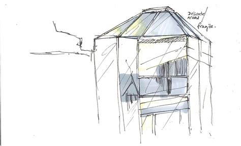 Precedent Four Drawing Looking At The Idea Of The Fragile Glass