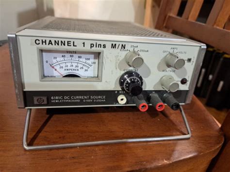 HP Agilent 6181C 0 100 V 0 250 MA Analog DC Current Source Seems To Work EBay
