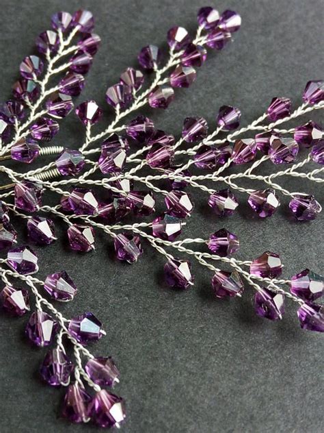 Buy Lavender Hair Pin Set Of 3 Bridal Hair Pins Ultra Violet Hair
