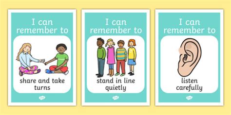 👉 Good Manners Display Posters