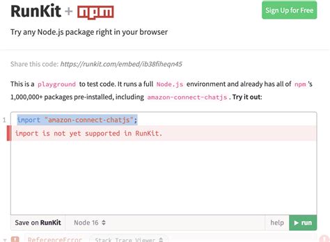 ReferenceError Connect Is Not Defined In JS Issue 170 Amazon