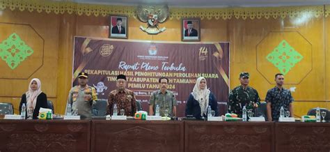 Kip Aceh Tamiang Gelar Rapat Pleno Rekapitulasi Perolehan Suara Pemilu 2024