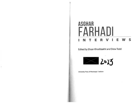 Pdf Introduction Asghar Farhadi Interviews Co Edited With Ehsan