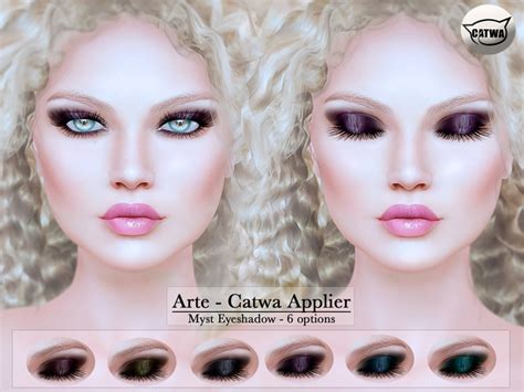 Second Life Marketplace Arte Catwa Applier Myst Eyeshadow Demo