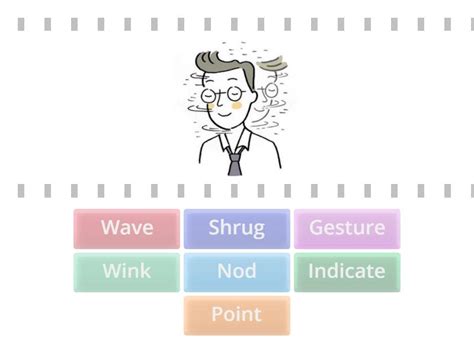 Match The Non Verbal Verb With Its Image Find The Match
