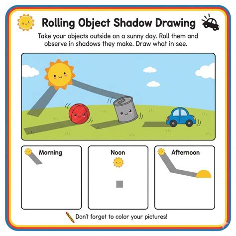 Rolling Objects Worksheets Free Image And Pdf Printables