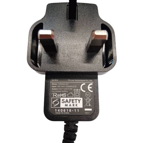 Tp Link Original Genuine Power Switching Adapter 9v 0 6a Uk Plug Dc
