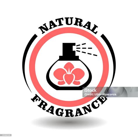 향수 병에 난초 꽃 천연 향수 벡터 스탬프 합성 향과 인공 꽃 냄새가없는 천연 유기농 화장품 포장을위한 둥근 아이콘 0명에 대한 스톡 벡터 아트 및 기타 이미지 Istock