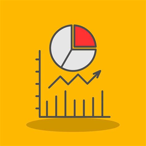 Pie Chart Filled Shadow Icon 42933328 Vector Art At Vecteezy