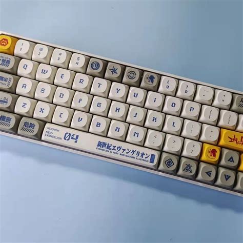 Eva 四號機 Xda鍵帽 Pbt熱昇華可愛機械鍵盤鍵帽104 108 蝦皮購物