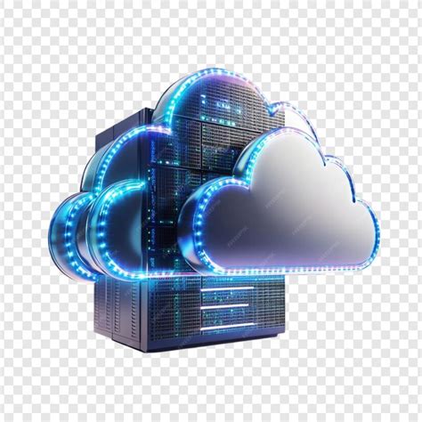 Cloud Computing Server Digital Data Storage And Network Infrastructure