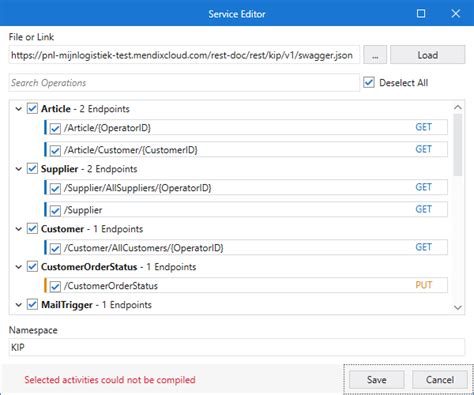 Error Document Is Invalid When Trying To Add Postman API As New Service Studio UiPath