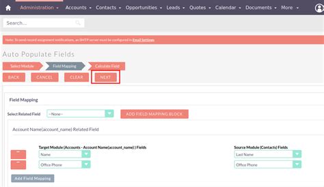 User Guide Suitecrm 8x Auto Populate Fields