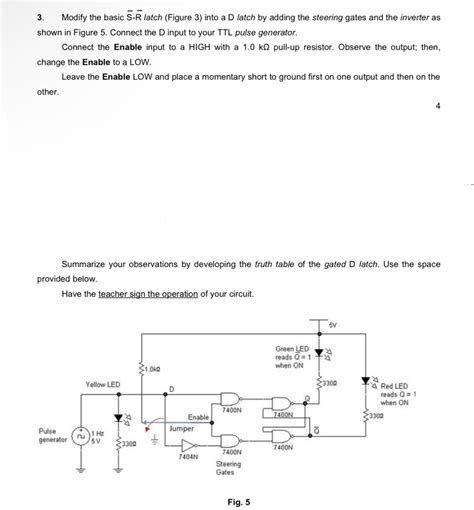Solved Modify The Basic Bar S Bar R ﻿latch Figure 3