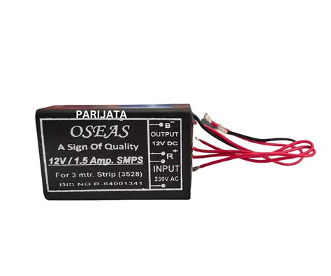 Parijata 12 Volts Adaptor 1 Ampere For Water Solenoid Valve Ac Dc