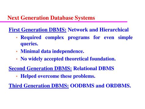 PPT Beyond Relational Databases OODBMS Vs ORDBMS PowerPoint Presentation ID