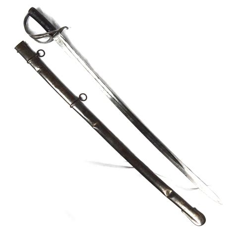 British 1853 Pattern Cavalry Troopers Sword In Scabbard Tenniswood Militaria