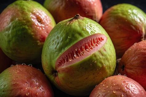 Premium Photo Fresh Guava Slices In A Bowl
