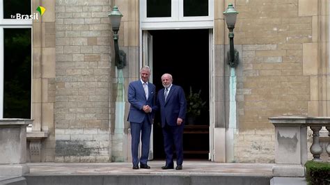 17 07 2023 Bruxelas Bélgica Presidente Lula se encontra rei