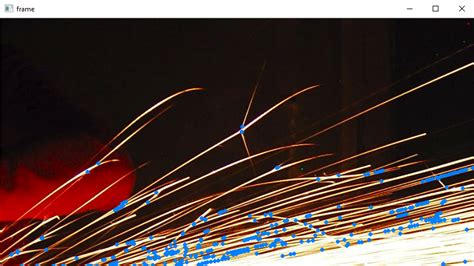 Find Branching Points In Traces Of Glowing Particles Opencv Qanda Forum
