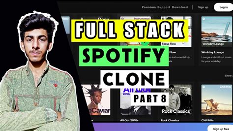 Spotify Clone With React Js And Node Js Tutorial YouTube