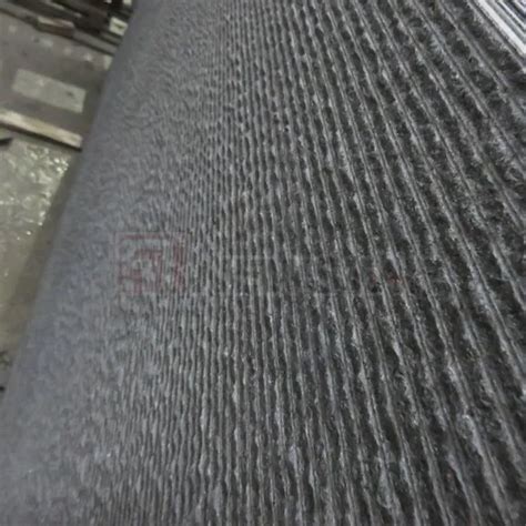 Exterior Wall Facade Granite Waterfall Fluted Split Black Galaxy