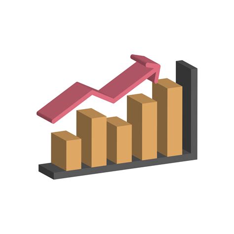 3d Statistics Graph In Minimal Cartoon Style 7907055 Vector Art At Vecteezy