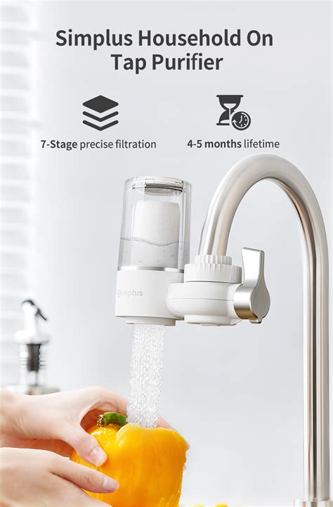 Simplus Water Purifier Tap Water Filter 2 Water Outlets 7 Layer High