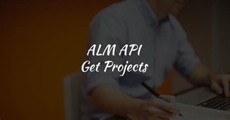 Aneejian Hp Alm Rest Api Get Alm Projects