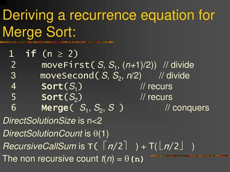 recurrences ppt download