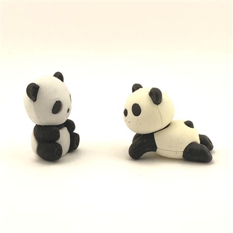 Pandas Erasers Kawaii Stationery Uk