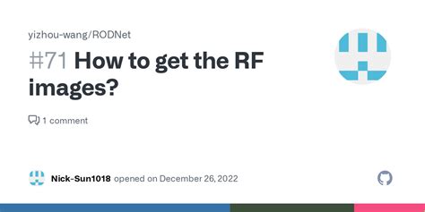 How To Get The Rf Images · Issue 71 · Yizhou Wangrodnet · Github