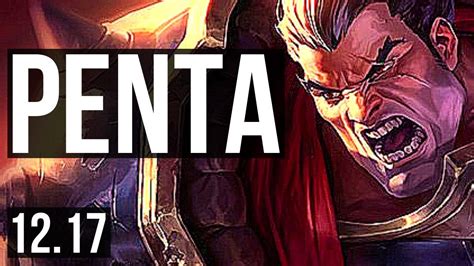 Darius Vs Aatrox Top Penta 600 Games 11m Mastery 16511 Kr