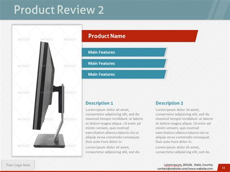 Product Catalog Powerpoint Presentation Template Behance
