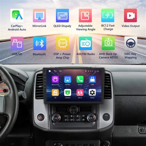 Wireless Carplay Android Auto Din Car Stereo Radio Bluetooth Navigation