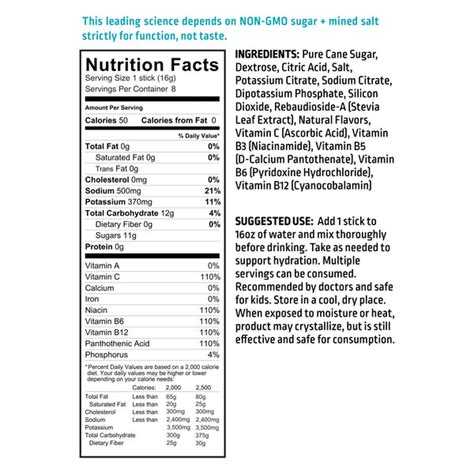 Liquid Iv Nutrition Facts 11 Liquid Iv Passion Fruit Nutrition Facts
