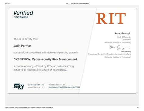 Jatin Parmar On Linkedin Edx Cybersecurity