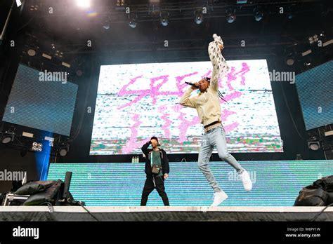 American Rap Duo Rae Sremmurd Performing At Breakout Festival Day 2 At